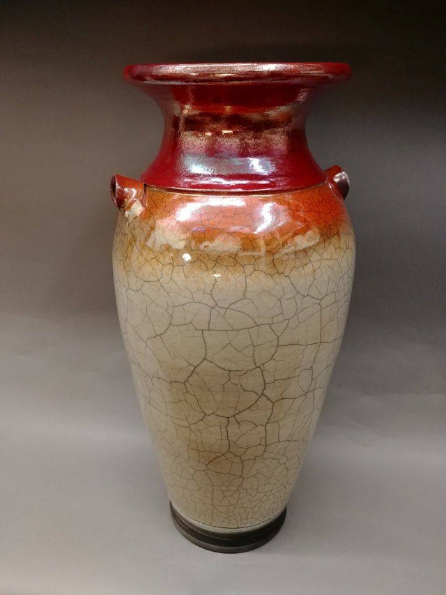 Raku artwork at Hunter-Wolff Gallery in Colorado Springs